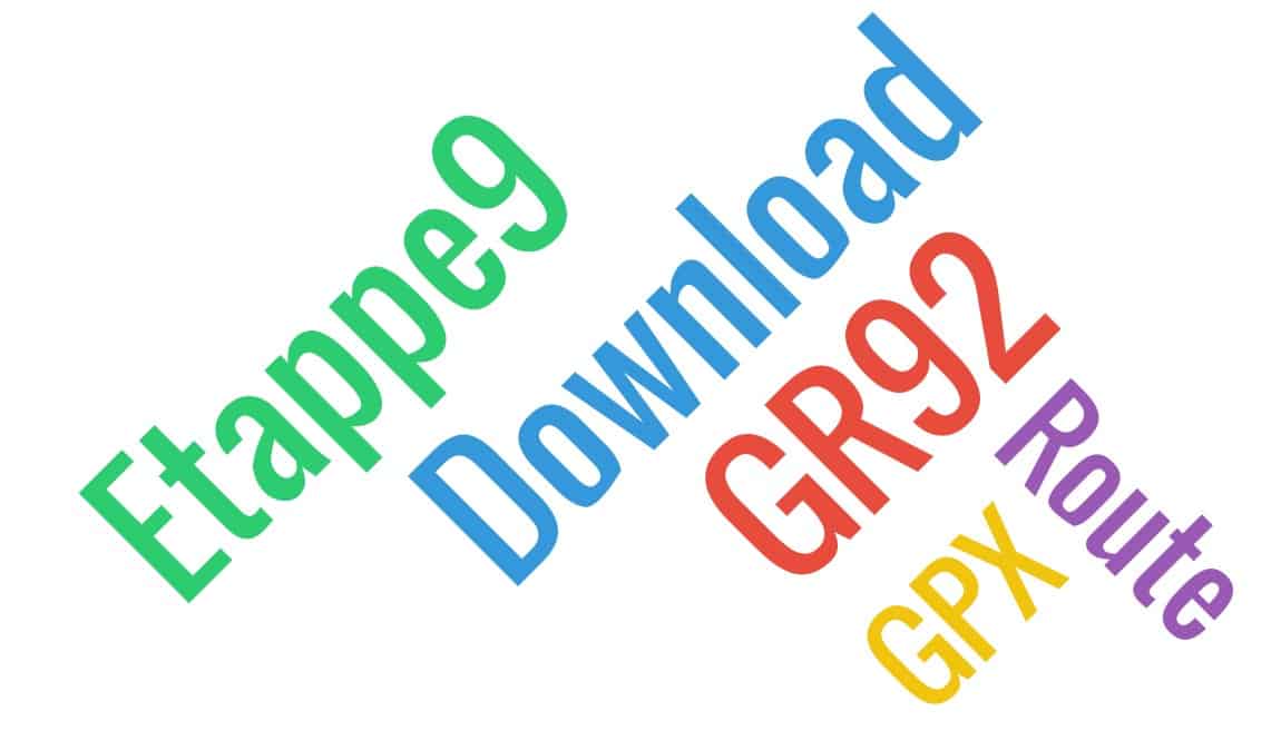 Maps & Downloads | GR 92: On the "Camí de Ronda